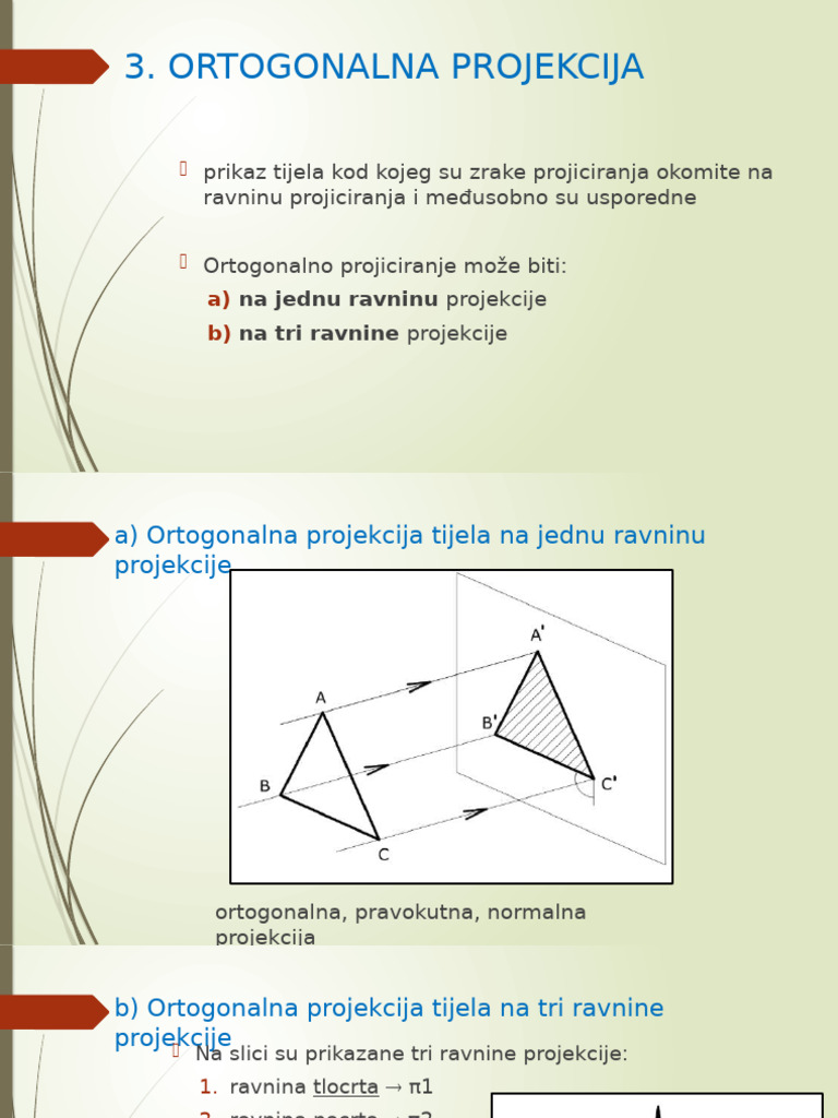 8 - Ortogonalna Projekcija | PDF