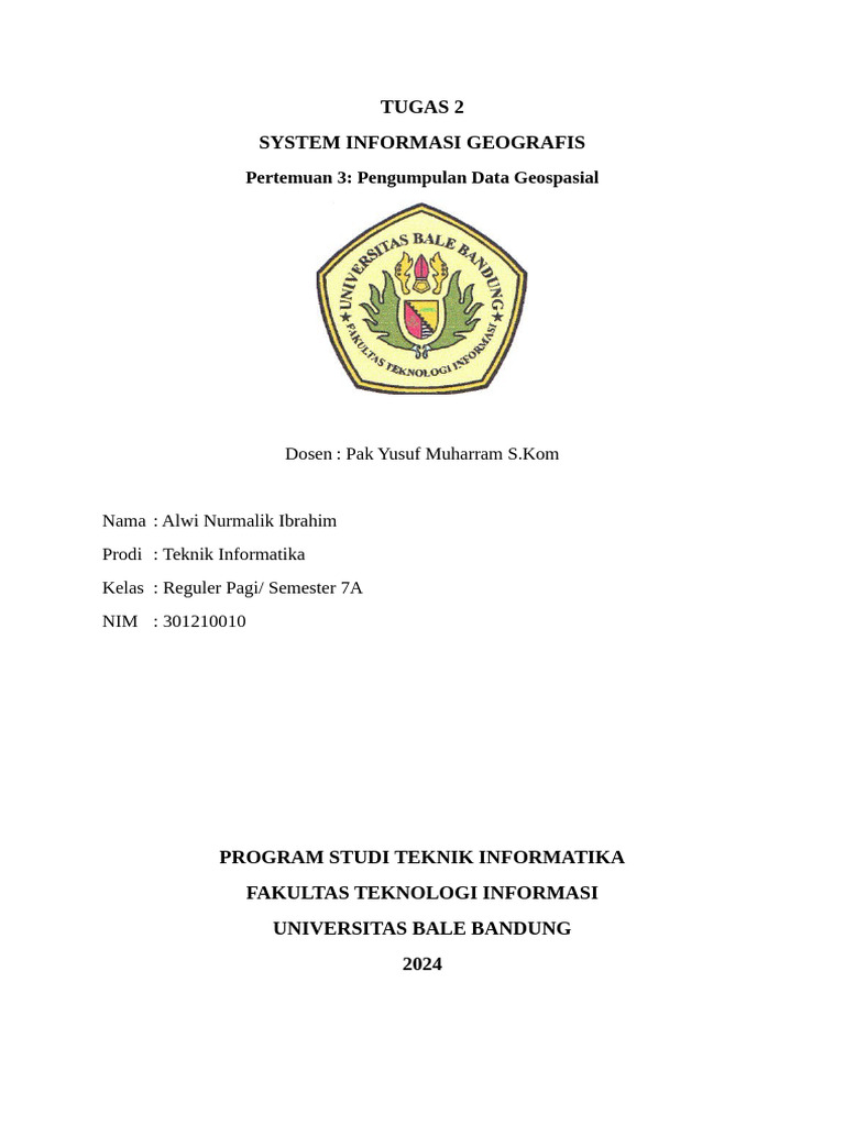 Geografis Alwi Nurmalik Ibrahim | PDF