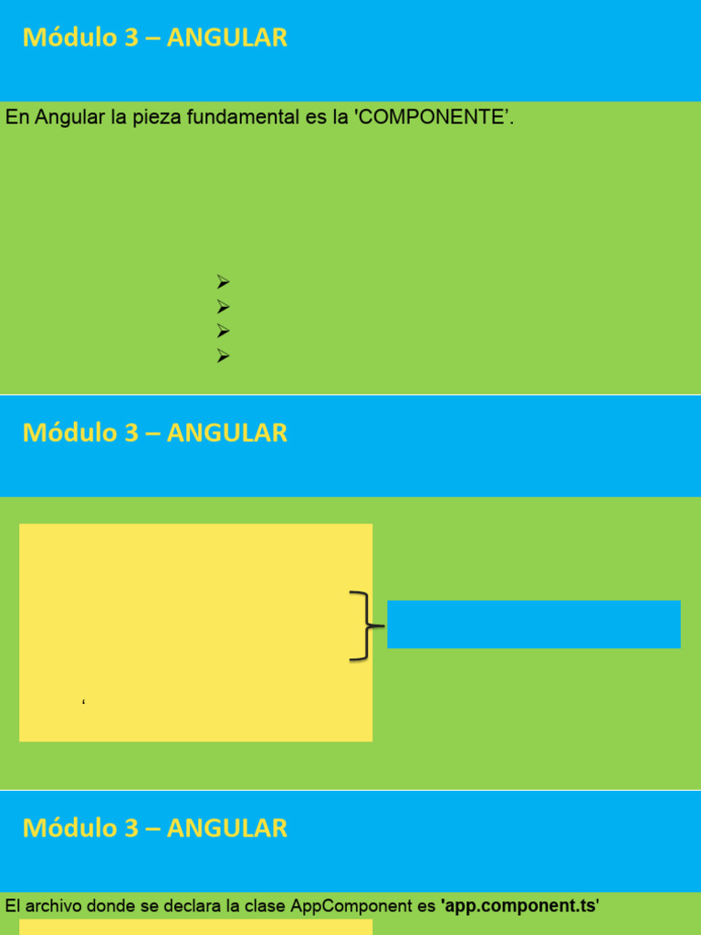 Curso Angular: Componentes y Binding | PDF | Bootstrap (marco frontal ...