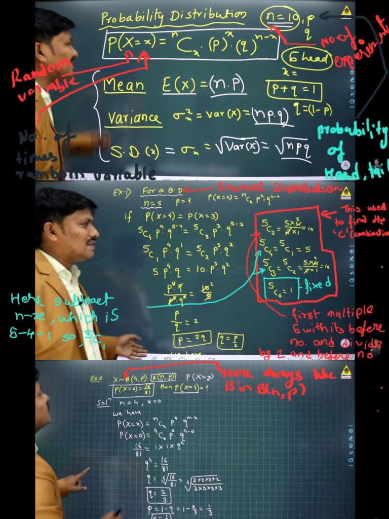 Bionomial Diff Class 12 | PDF