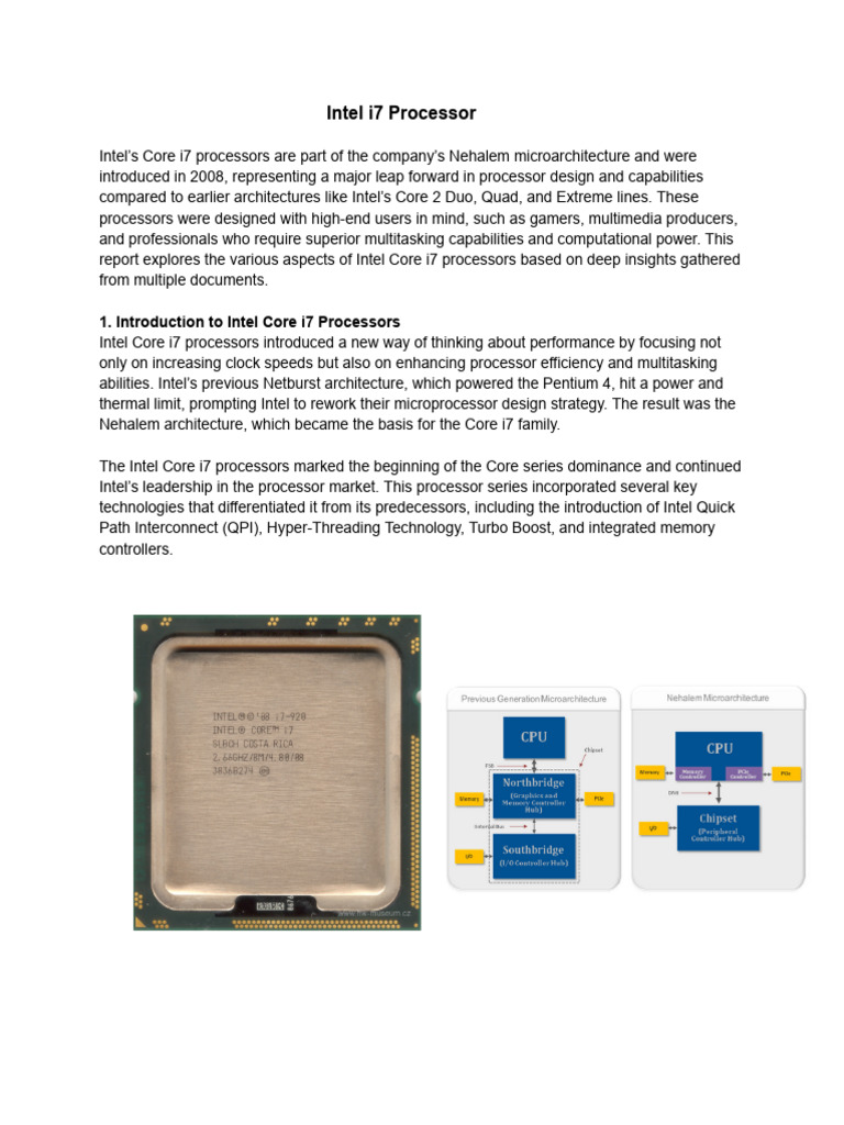 COA Report | PDF | Multi Core Processor | Central Processing Unit