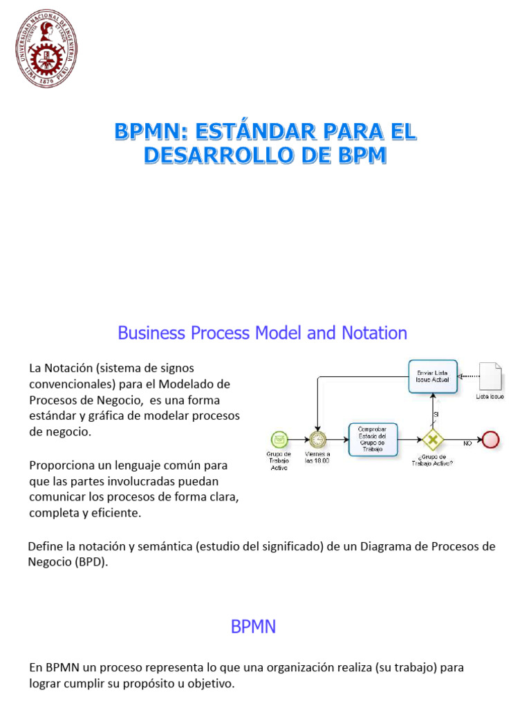 SEMANA 2 BPMN Estándar para El Desarrollo de BPM | PDF | Informática