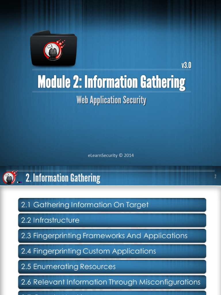 Information Gathering | PDF | Domain Name System | Networking