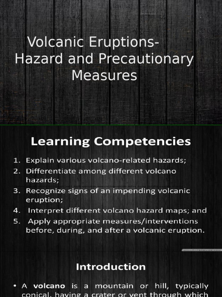 Volcanic Eruptions | PDF