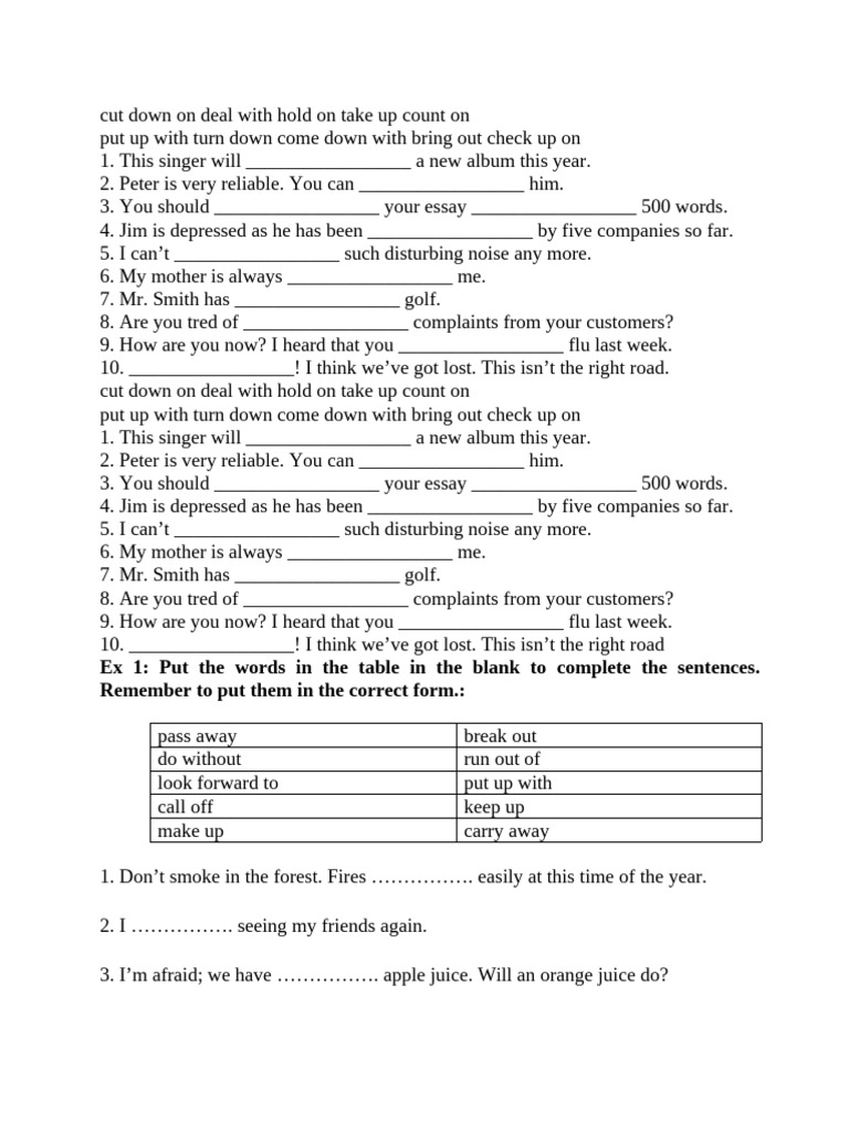 Phrasal Verb 9 - 2 | PDF | Language Arts & Discipline | Home & Garden