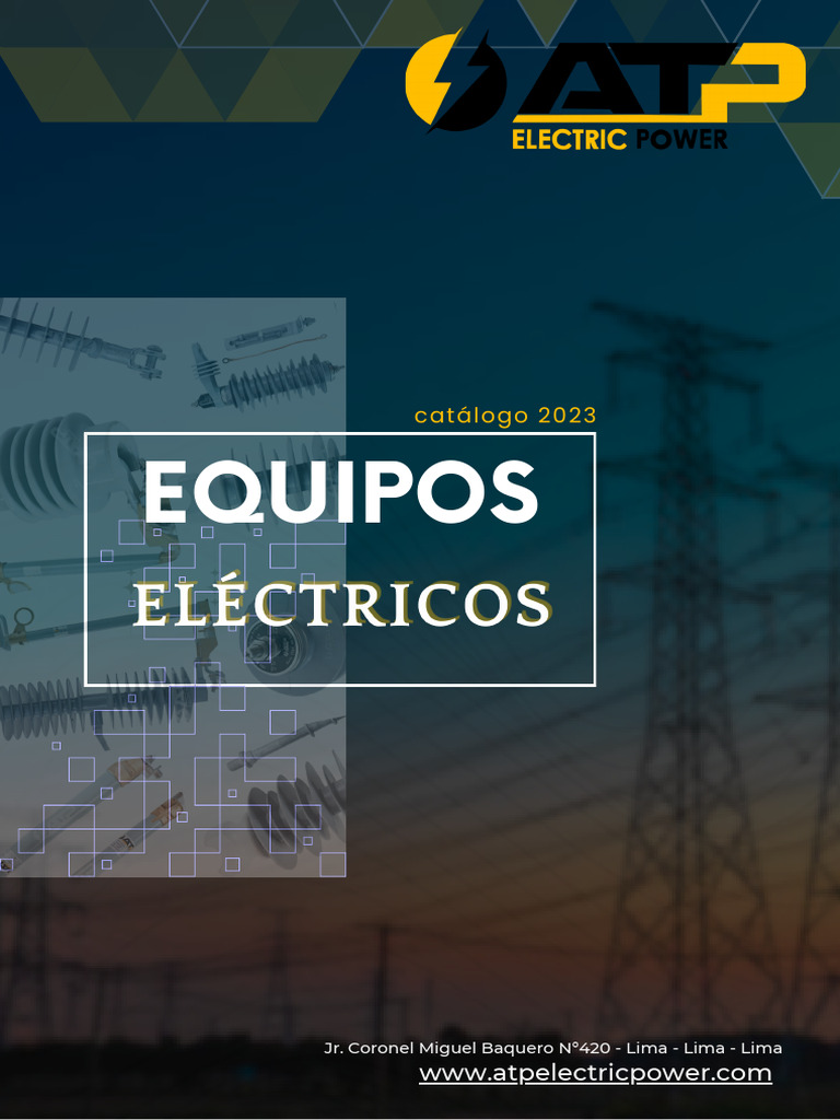 Catalogo Aislador Pin - Atp Electric Power | PDF | Aislador ...