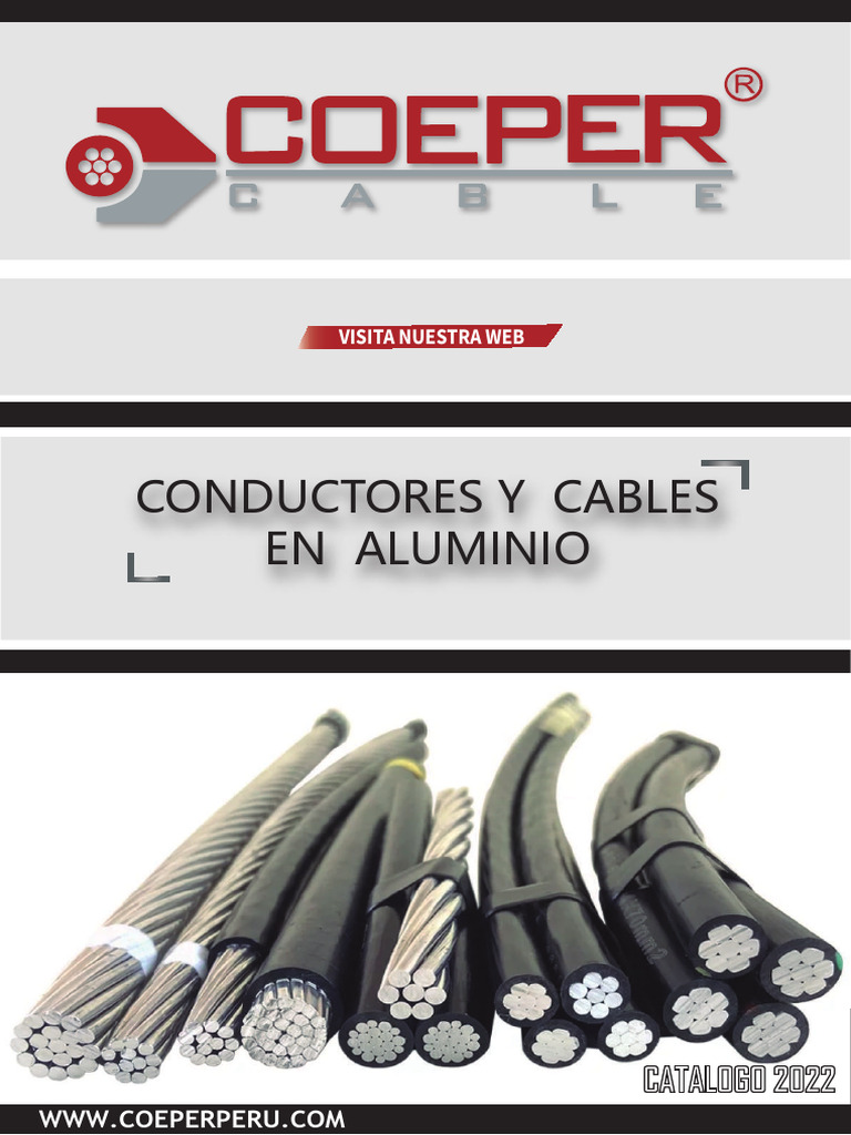 CATALOGO CAAI_COEPER CABLE | PDF | Aislador (Electricidad) | Conductor ...