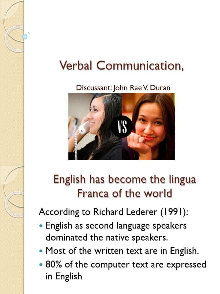 Understanding Verbal and Nonverbal Communication | PDF | Nonverbal Communication | Semantics