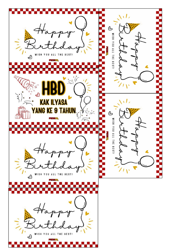 HBD Card | PDF