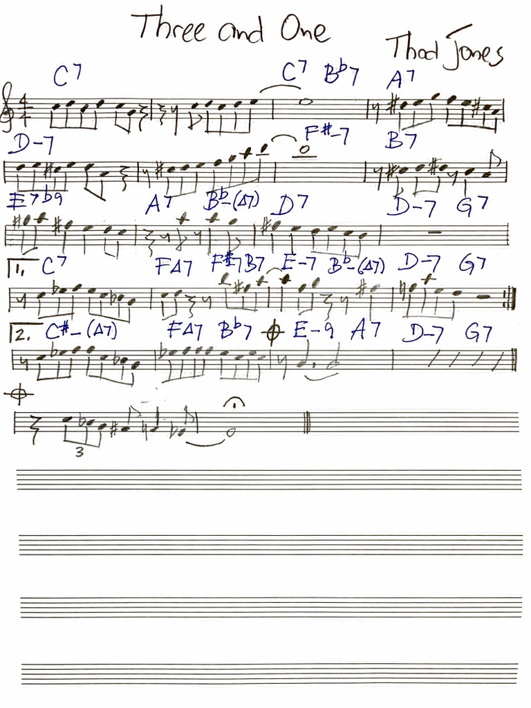 Three and One | PDF