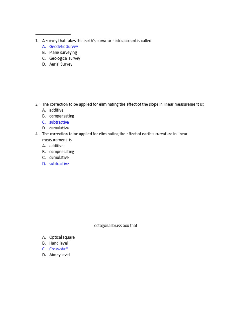 Midterm Exam Answers | PDF | Optics | Metrology