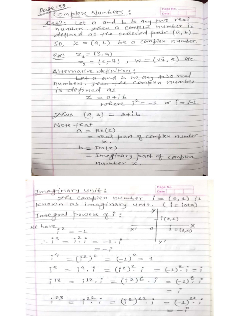 XI Com - Numbers-1 | PDF
