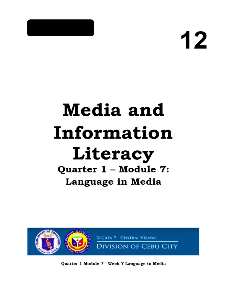 Q1 MIL Revised M7 Week-7 | PDF | Information | Advertising