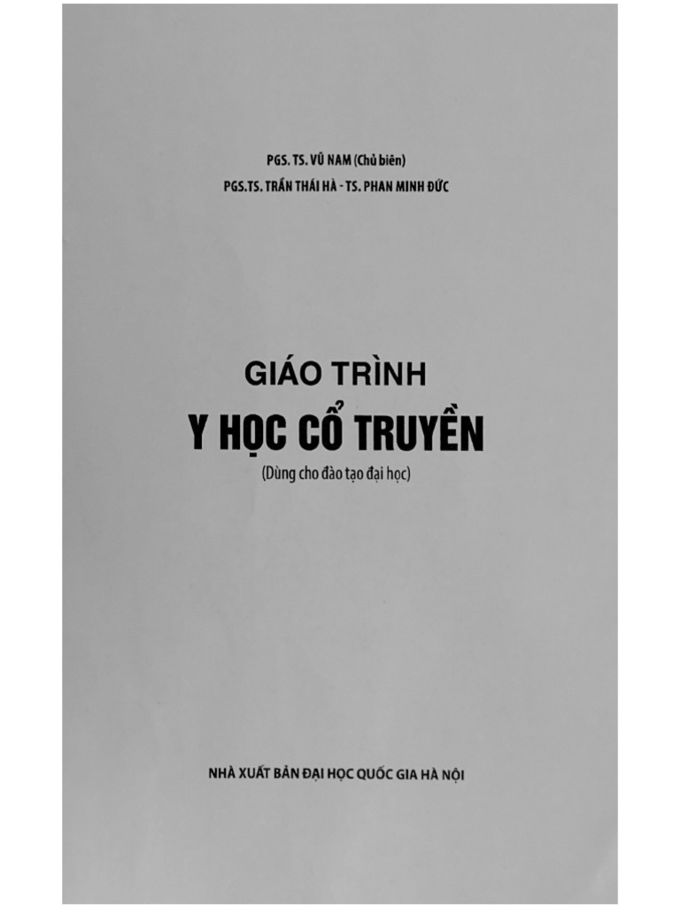 Giáo Trình Yhct Ump | PDF