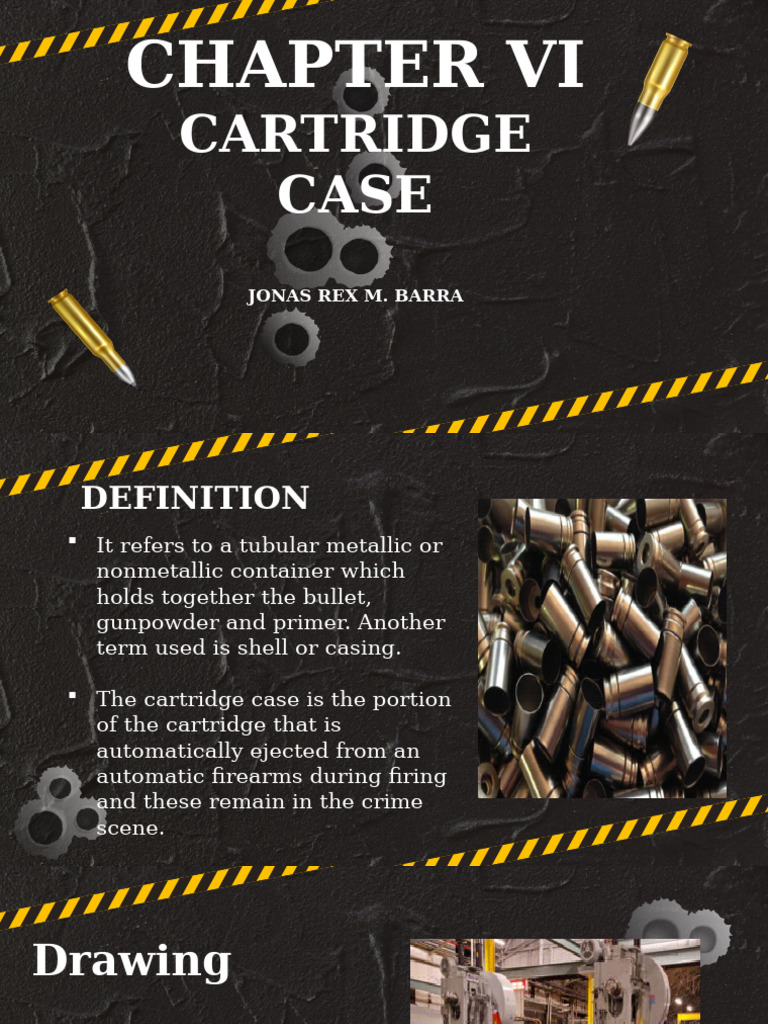 Forensic Ballistics Cartridge Case | PDF | Cartridge (Firearms) | Firearms