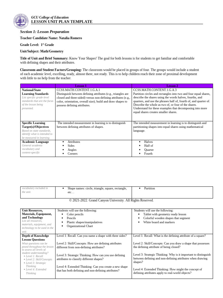 COE LESSON PLAN | PDF | Learning | Gifted Education