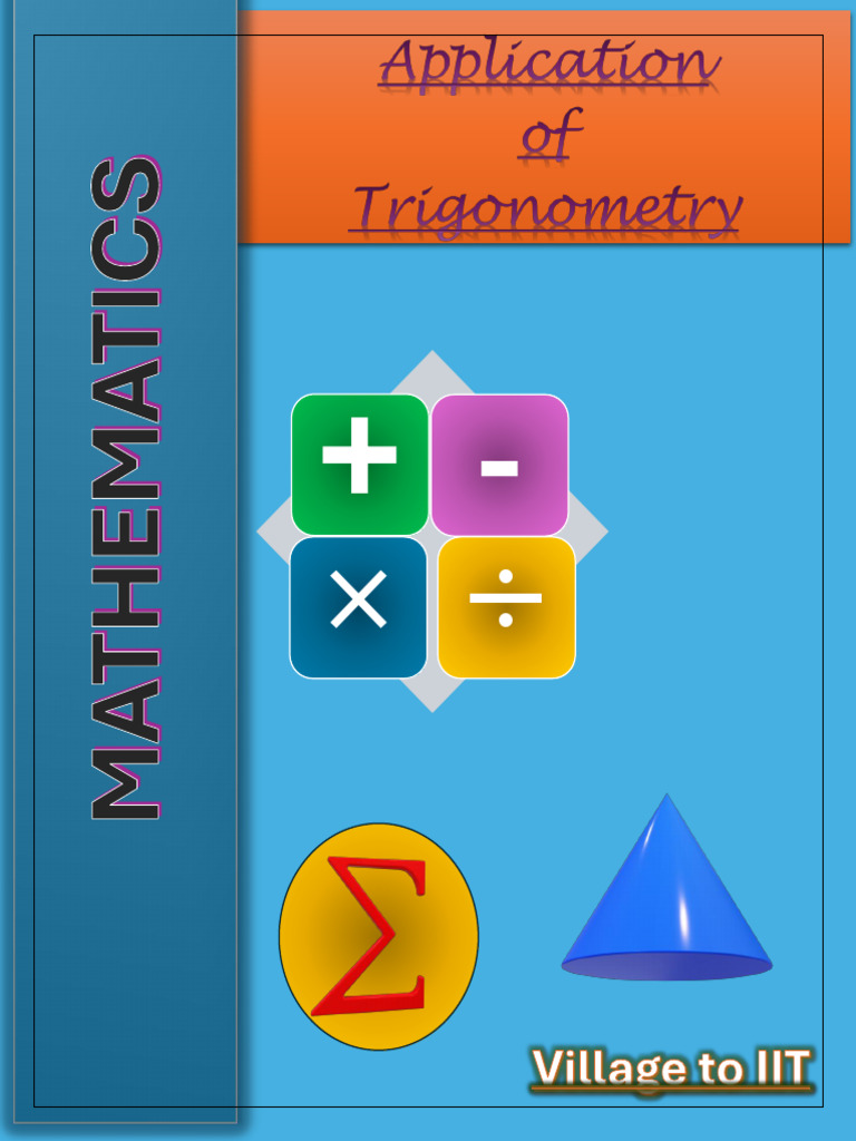 Application of Trigonometry 2 New | PDF | Angle