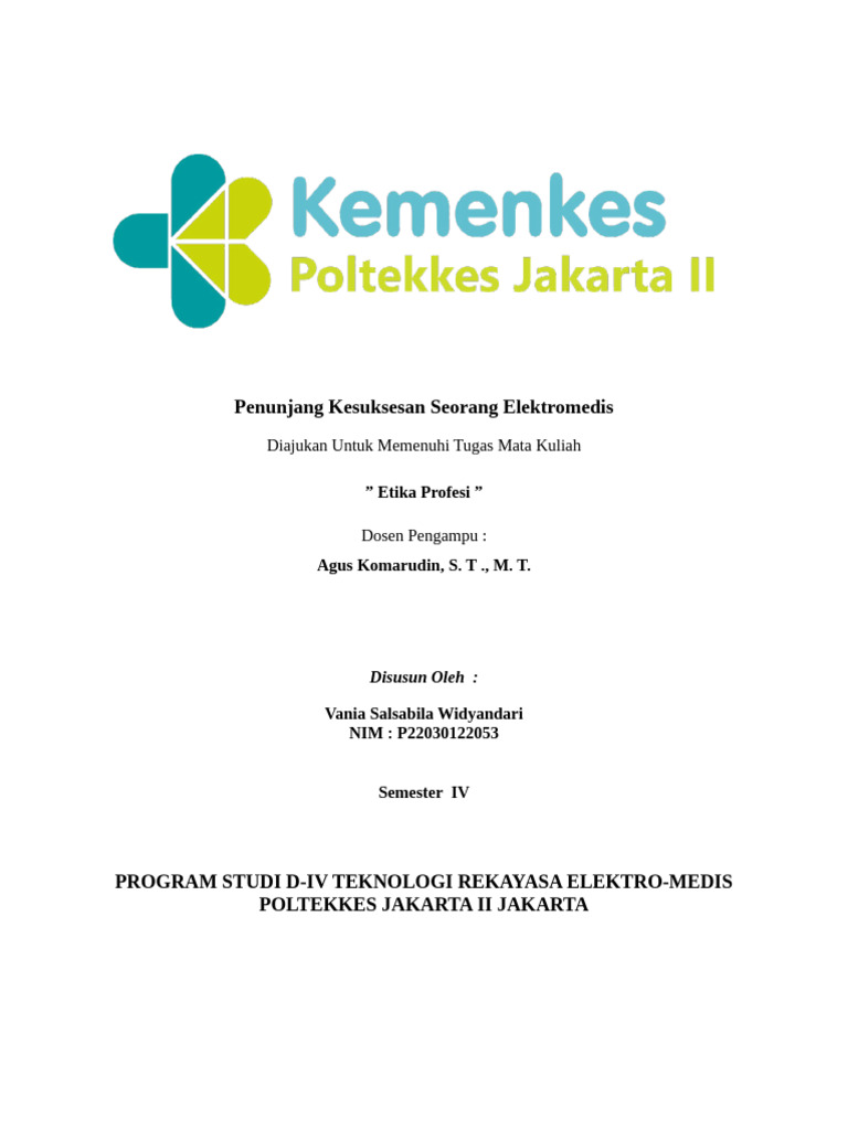 Kunci Sukses Profesi Elektromedis | PDF