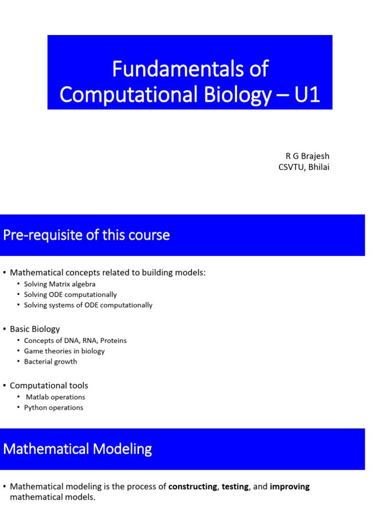 FCB-Unit 1 | PDF | Dna | Base Pair