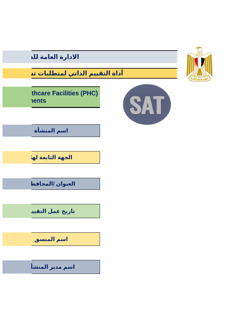 PHC Registration Arabic SAT | PDF