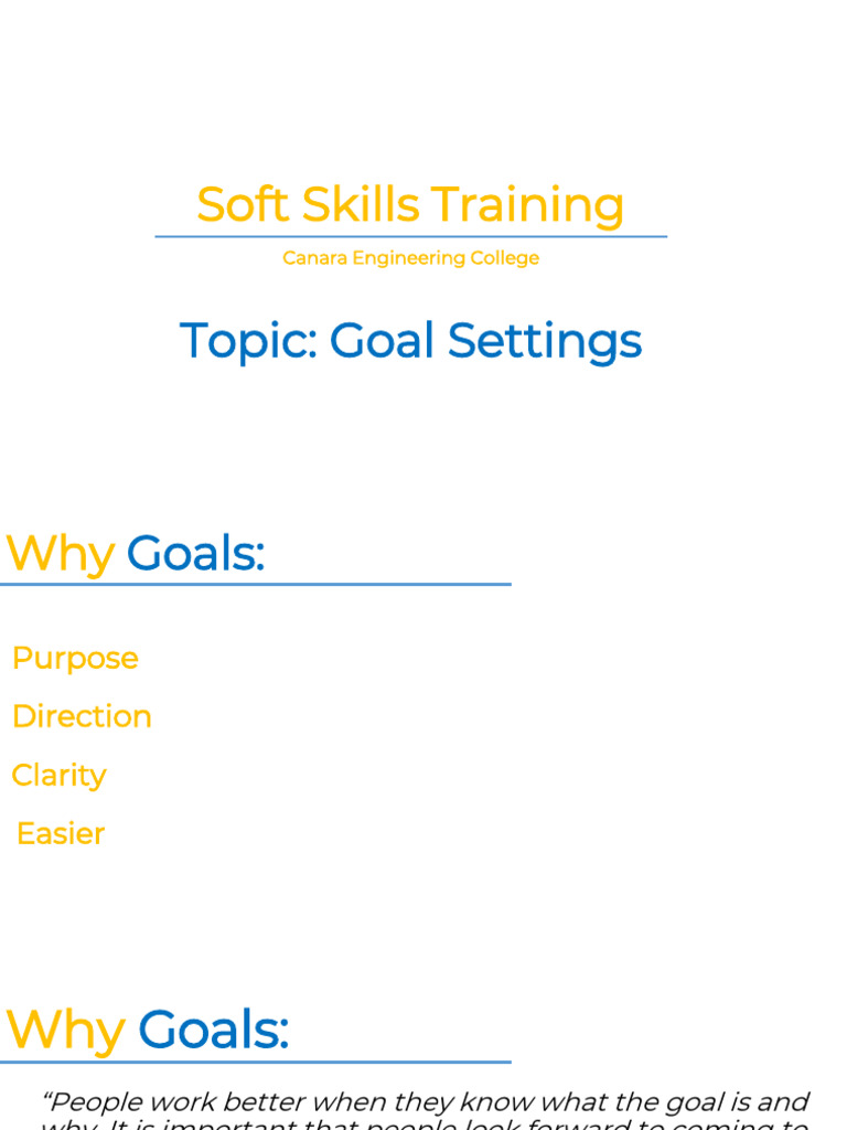 Placement Wala: Goal setting-smart goals | PDF | Teachers | Behavior ...