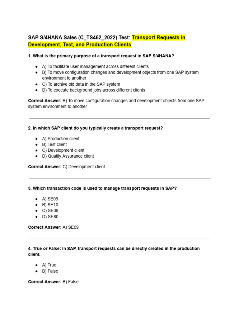 Transport Requests | PDF | Software Engineering | Computing
