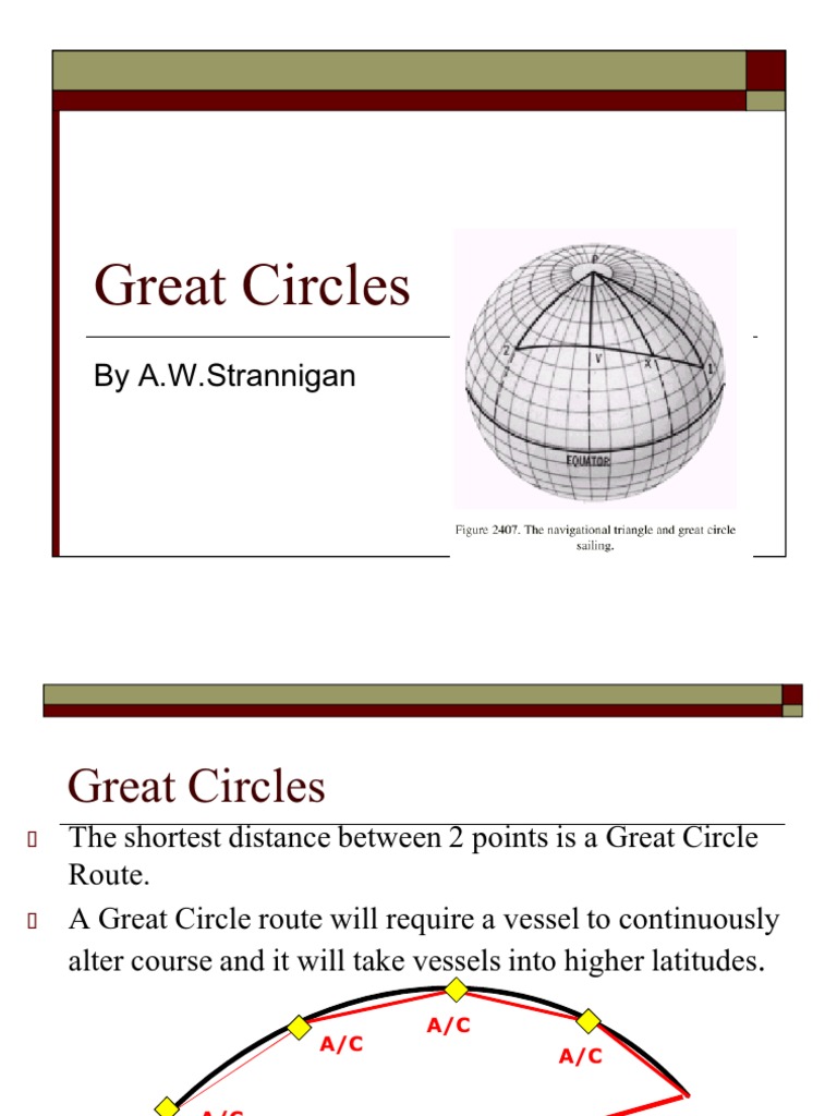 Great Circles | PDF | Trigonometric Functions | Sine