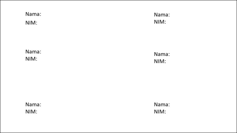 Format Nametag | PDF