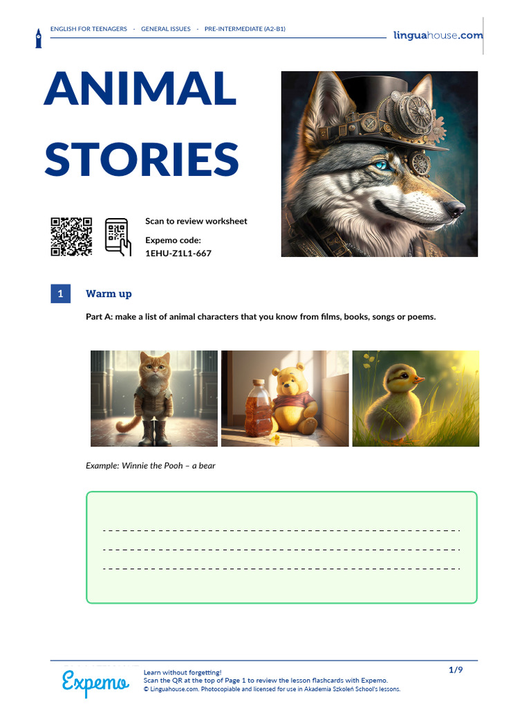 Animal Stories for Grade 2 Learners | PDF | Linguistics