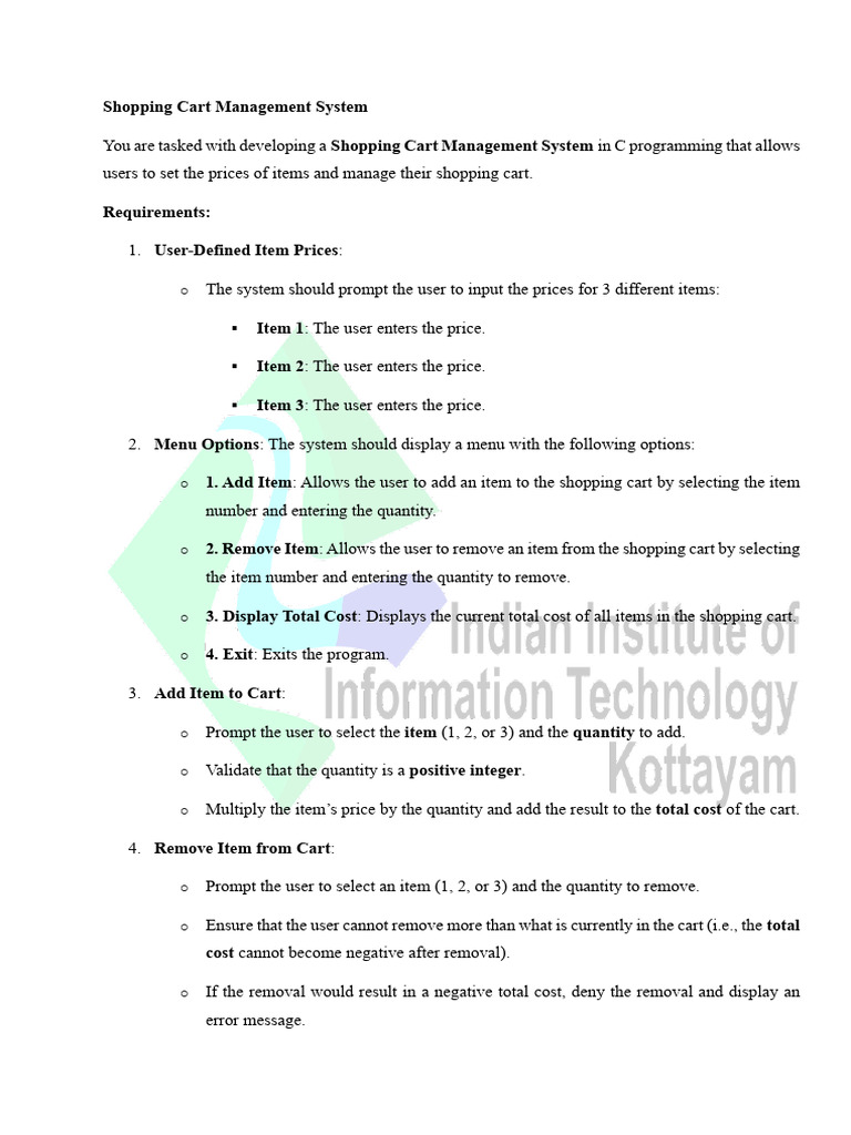 C Assignment I | PDF
