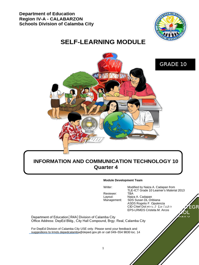 TLE ICT 10 CSS Quarter 4 Weeks 1 7 | PDF | Computer Virus | Malware