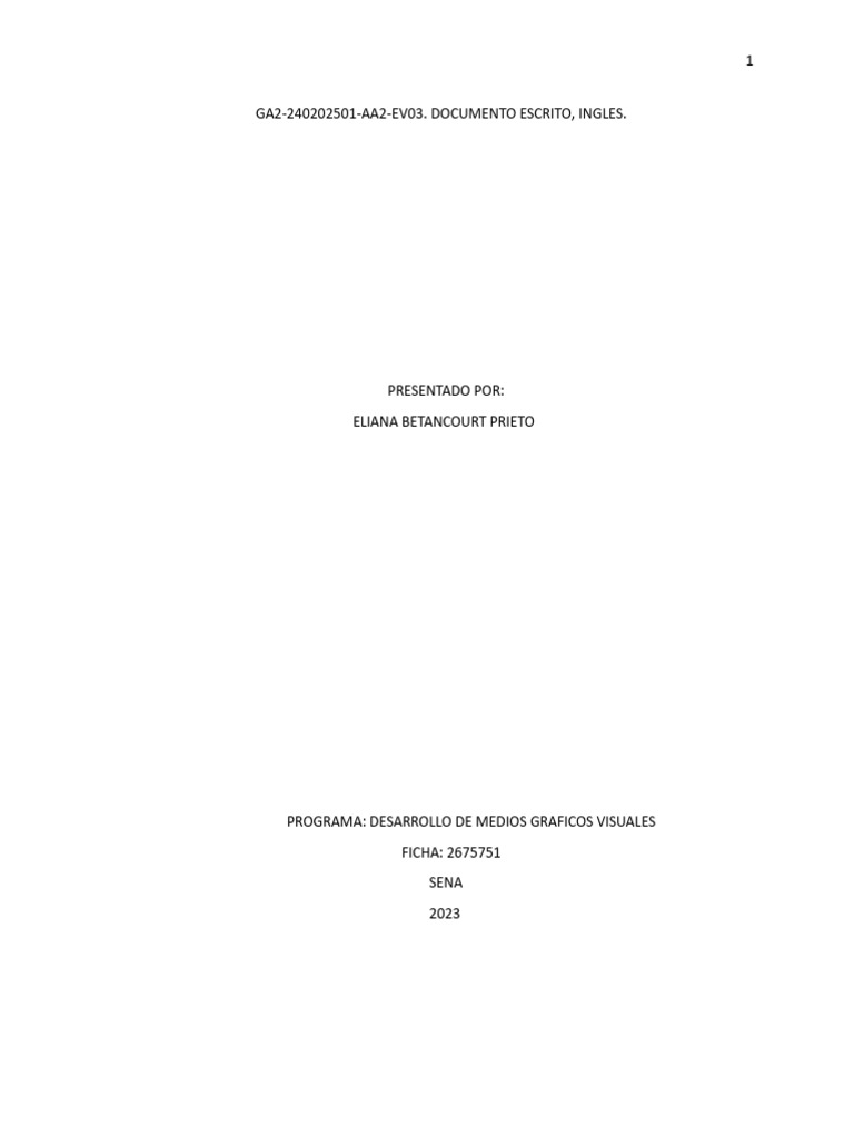 Documento escrito | PDF