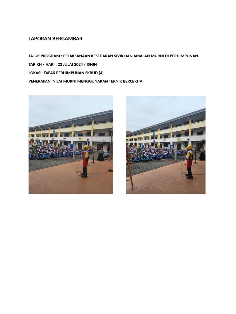 Laporan Bergambar | PDF