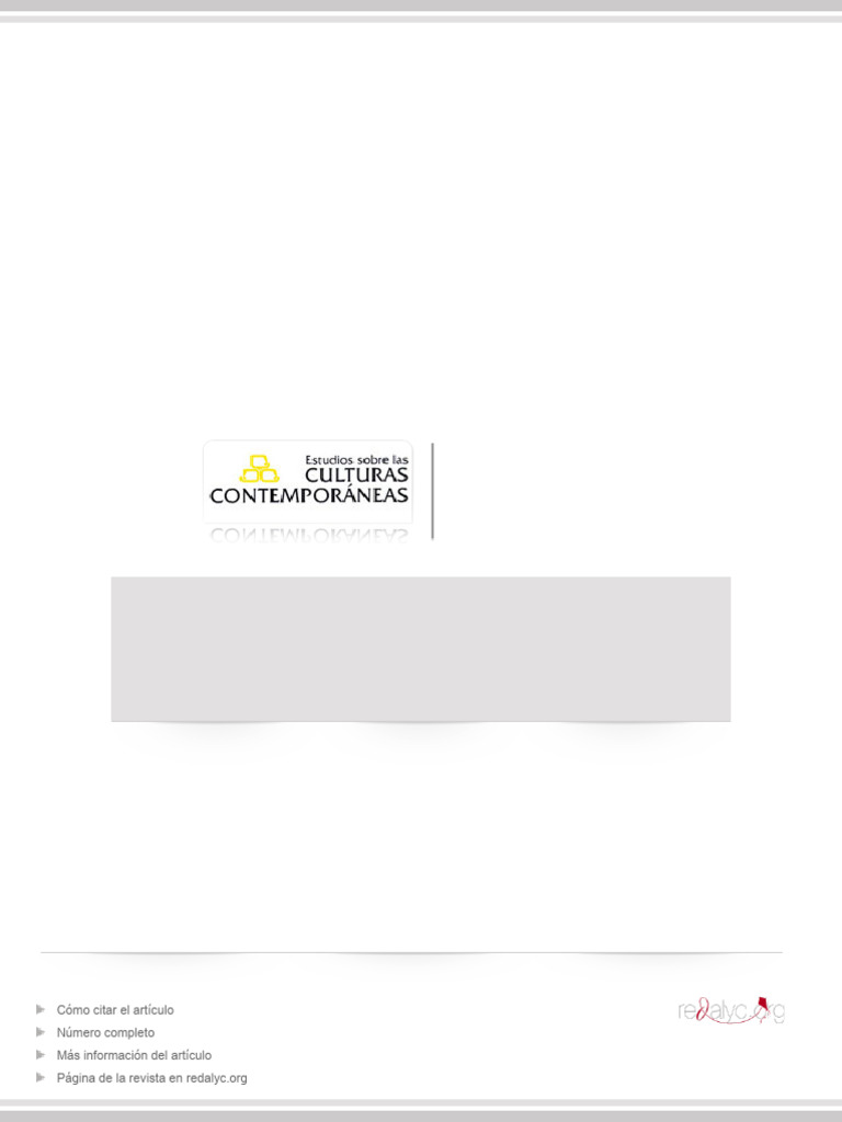Análisi Metafórico. Una Herramienta para Los Estudios Culturales | PDF ...