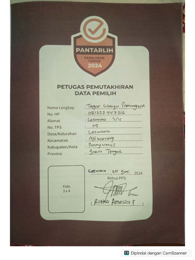 TPS 05 - Tegar Wahyu Pamungkas | PDF