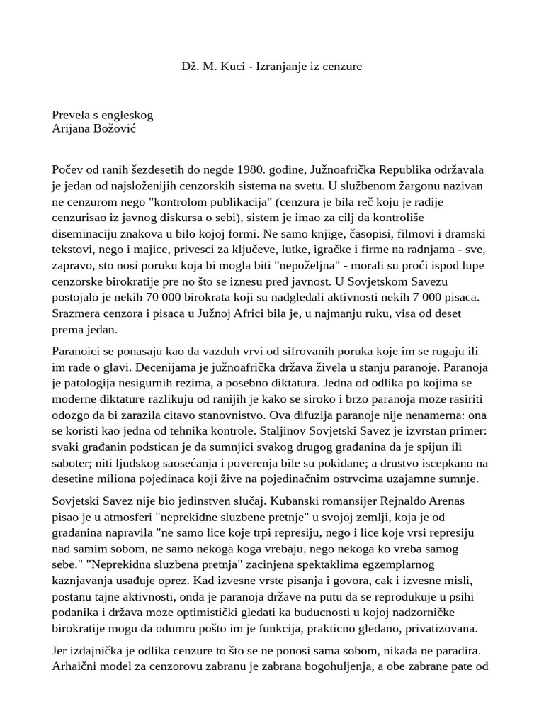 Kuci | PDF