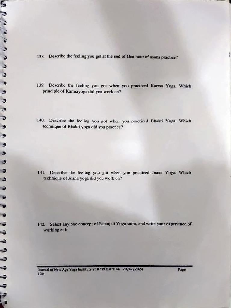 Yoga Karma Yog Question | PDF | Self-Improvement