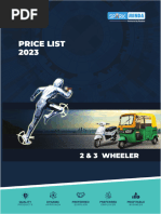 Ather 450X Spare Parts Price List Accessories | PDF | Automotive ...