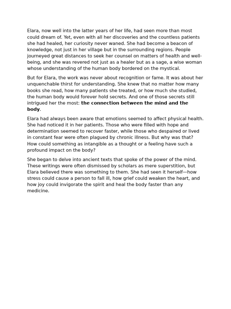 The Connection Between The Mind and The Body | PDF | Philosophy | Self ...