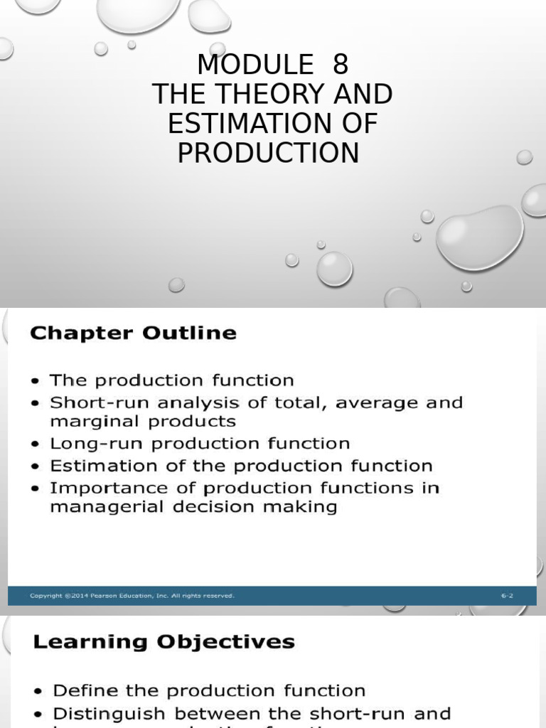Ae 11 Theory And Estimation Of Production Pdf Production Function