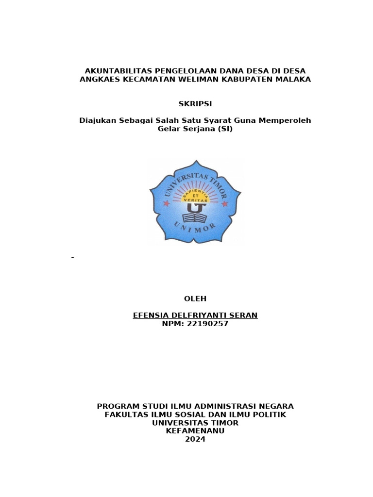 DEVI Skripsi 8 (Script Revised) | PDF