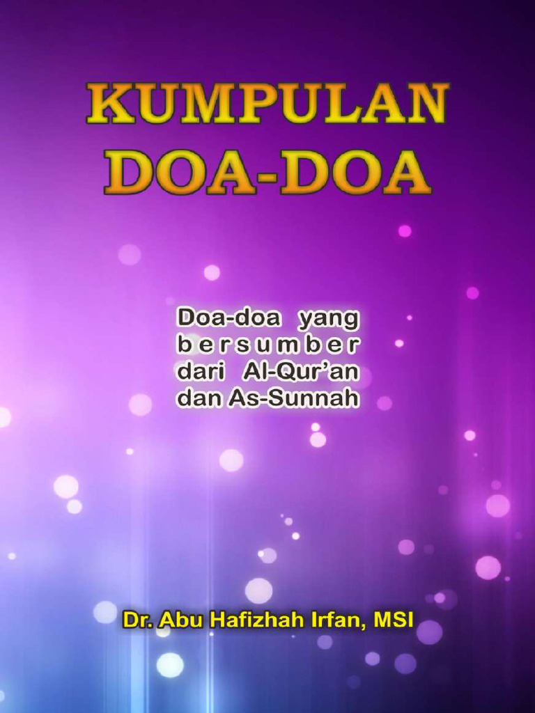 Kumpulan Doa-Doa dalam Islam | PDF