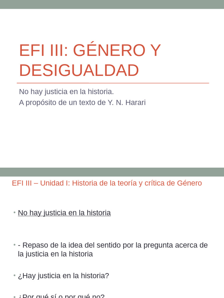 PPT 1 - EFI III | PDF | Género | Estudios de género