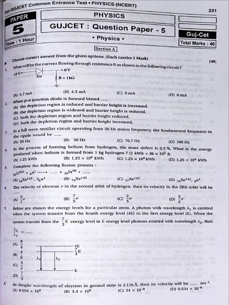 Physics Paper 5 | PDF