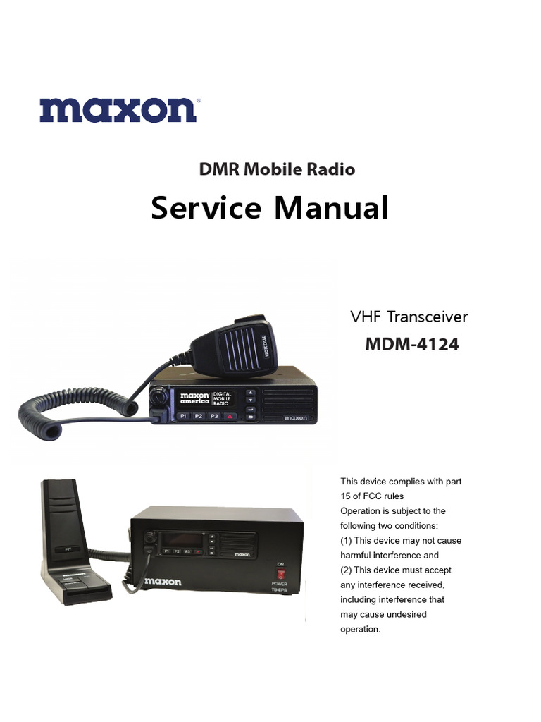 MDM-4124 Service Manual | PDF