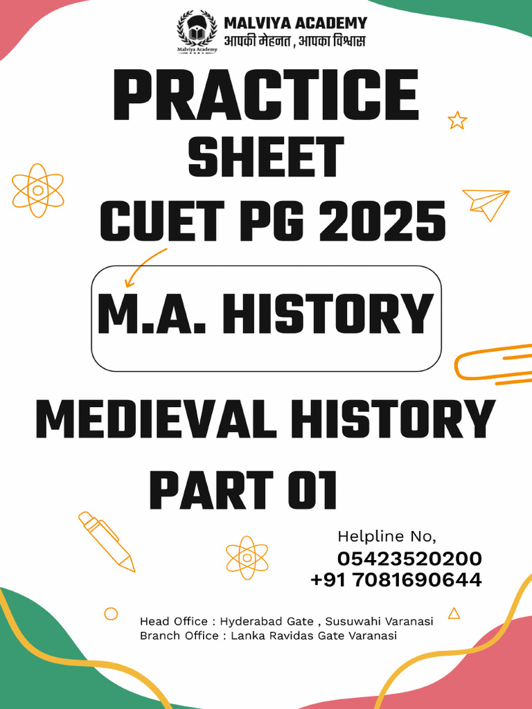 Medieval History Part 01 Practice Sheet | PDF