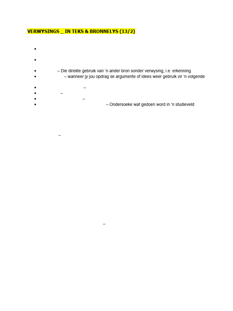 AKAG Opsommings Tot Hoofstuk 6 | PDF