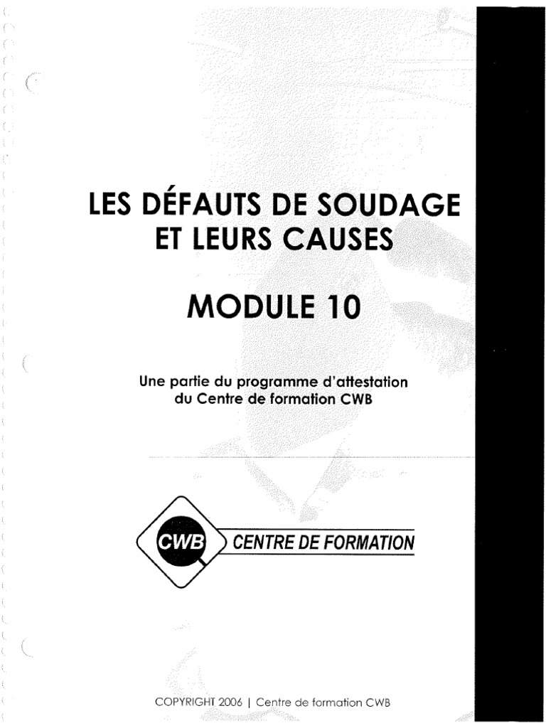 Module-10 Defauts de Soudage | PDF