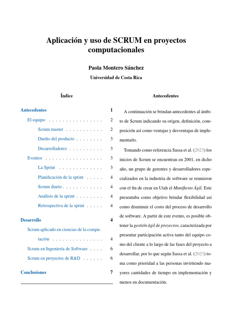Aplicación_y_uso_de_SCRUM_en_proyectos_computacionales | PDF | Scrum (desarrollo de software ...