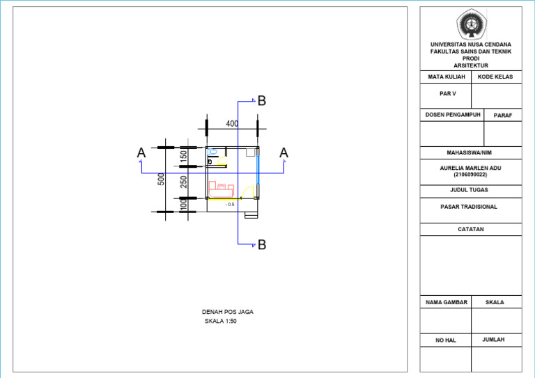 Denah Pos Jaga | PDF